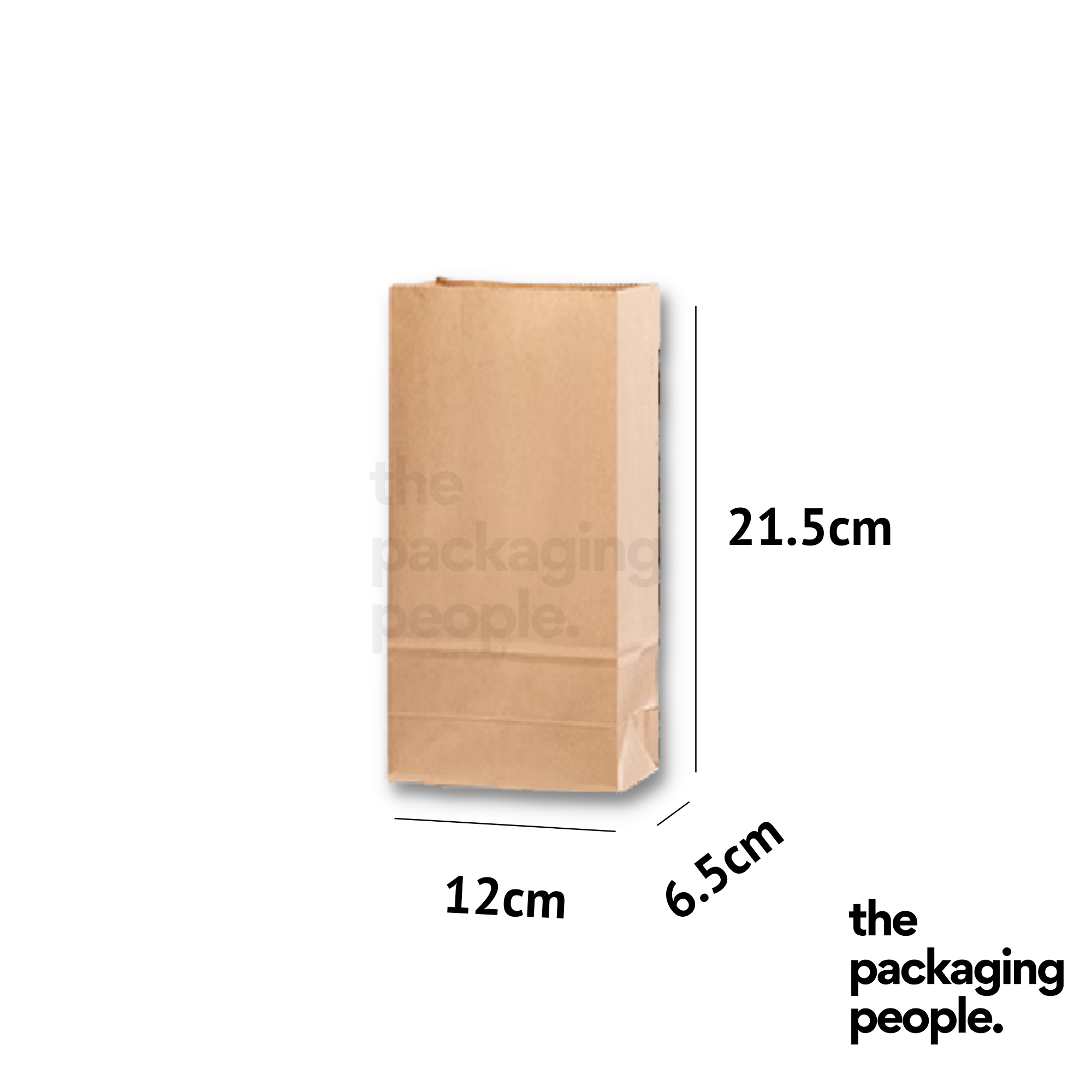 BROWN KRAFT SOS ECOBAG | KRAFT PAPER BAG | EBG-S6-K | 200 PCS/PKT | L1 – The Packaging People