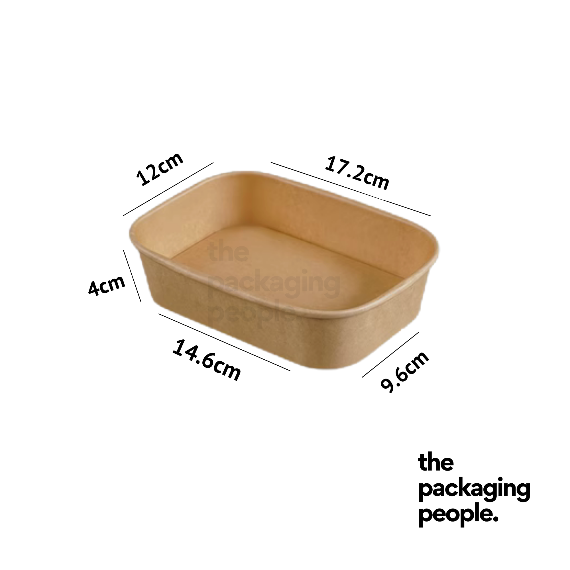 500ML KRAFT RECTANGLE ECOBOWL | KRAFT RECTANGLE PAPER BOWL | EBRB-500 ...
