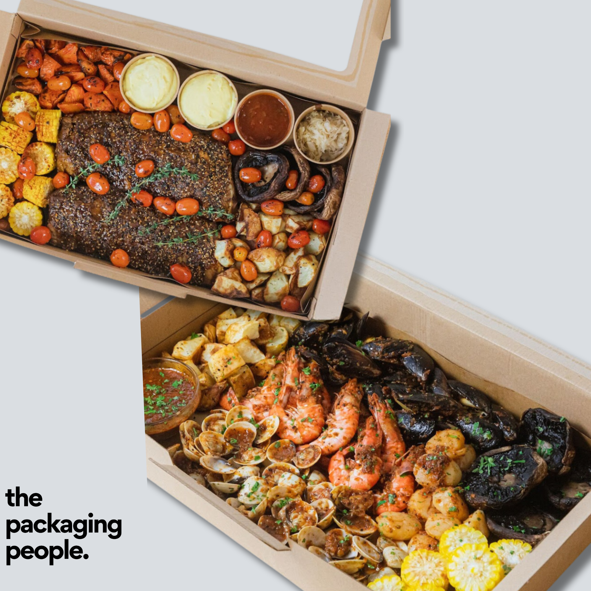 CUSTOM PRINTED CATERING BOXES WITH CLEAR WINDOW | CUSTOM CHEESE PLATTE ...