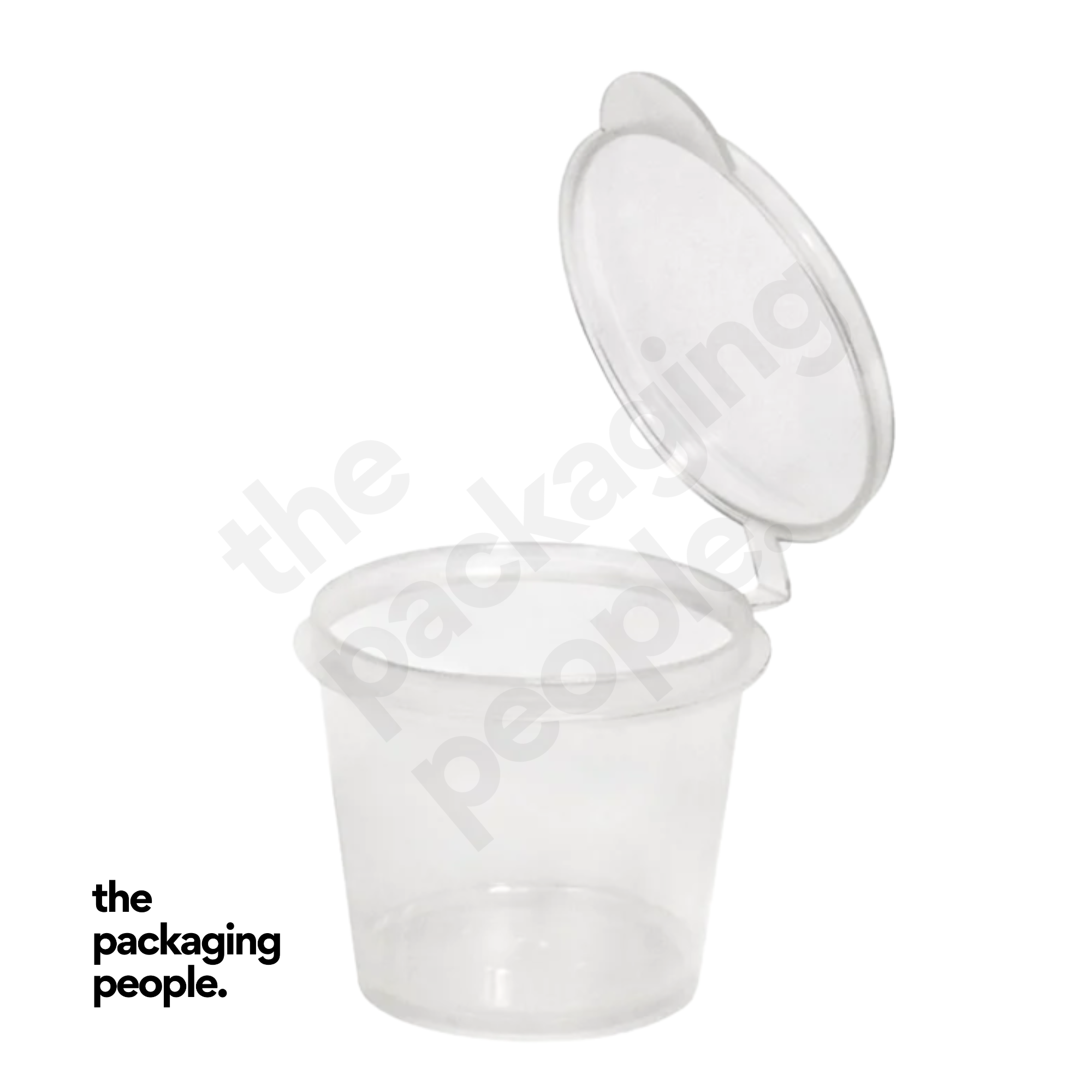 1OZ SAUCE CUP WITH LID | SC-10-PP | 2,000 PCS/CTN – The Packaging People