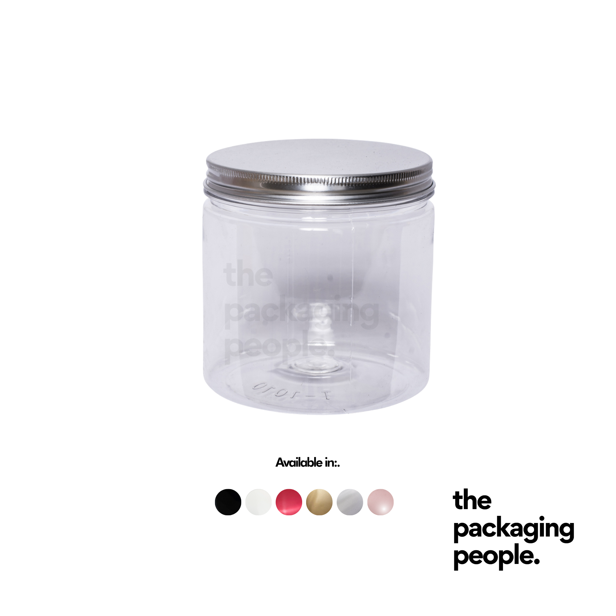 10x10cm Plastic Cookie Container with Aluminium Lid- 48Pcs/Ctn – The ...