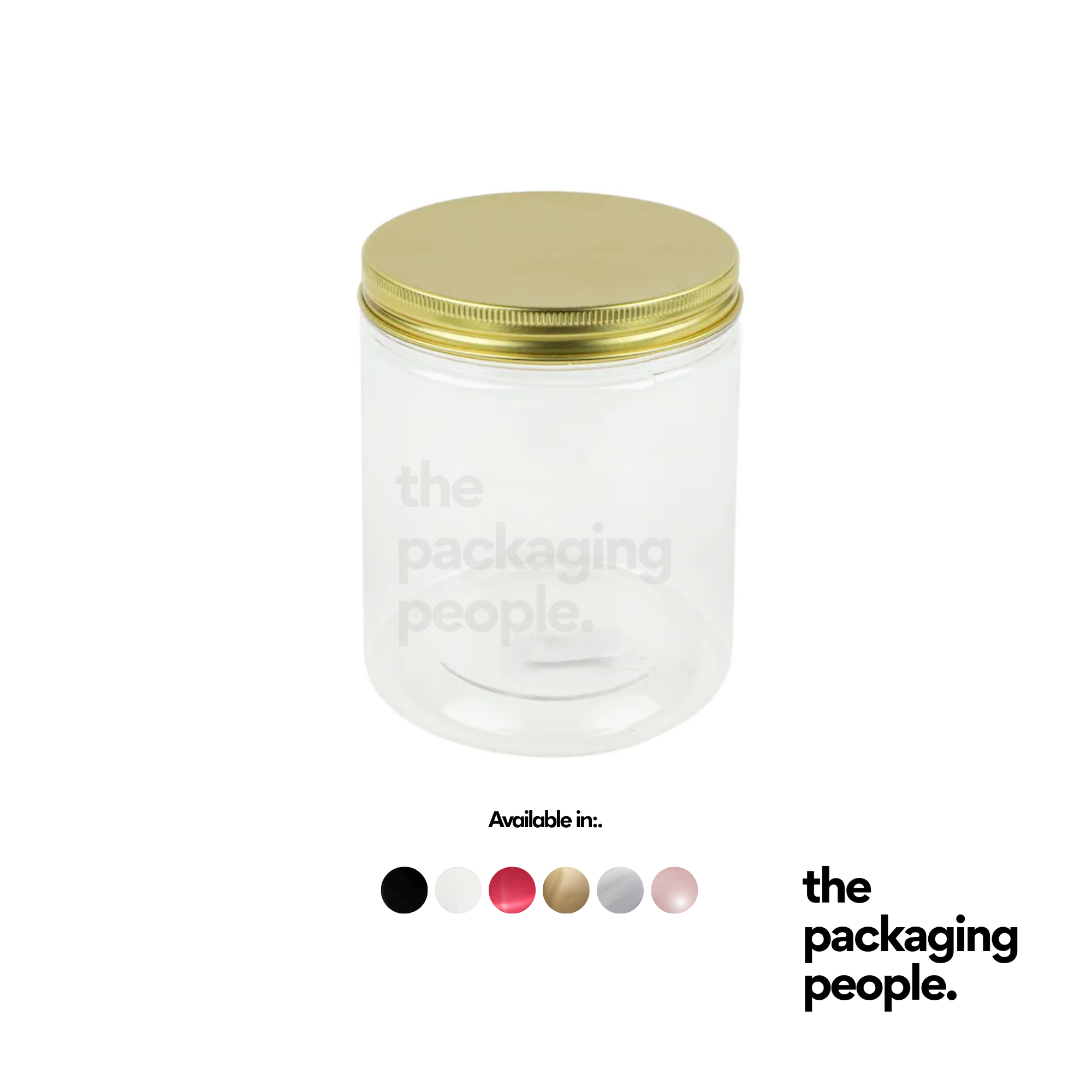 10x12cm Plastic Cookie Container with Aluminium Lid- 48Pcs/Ctn – The ...