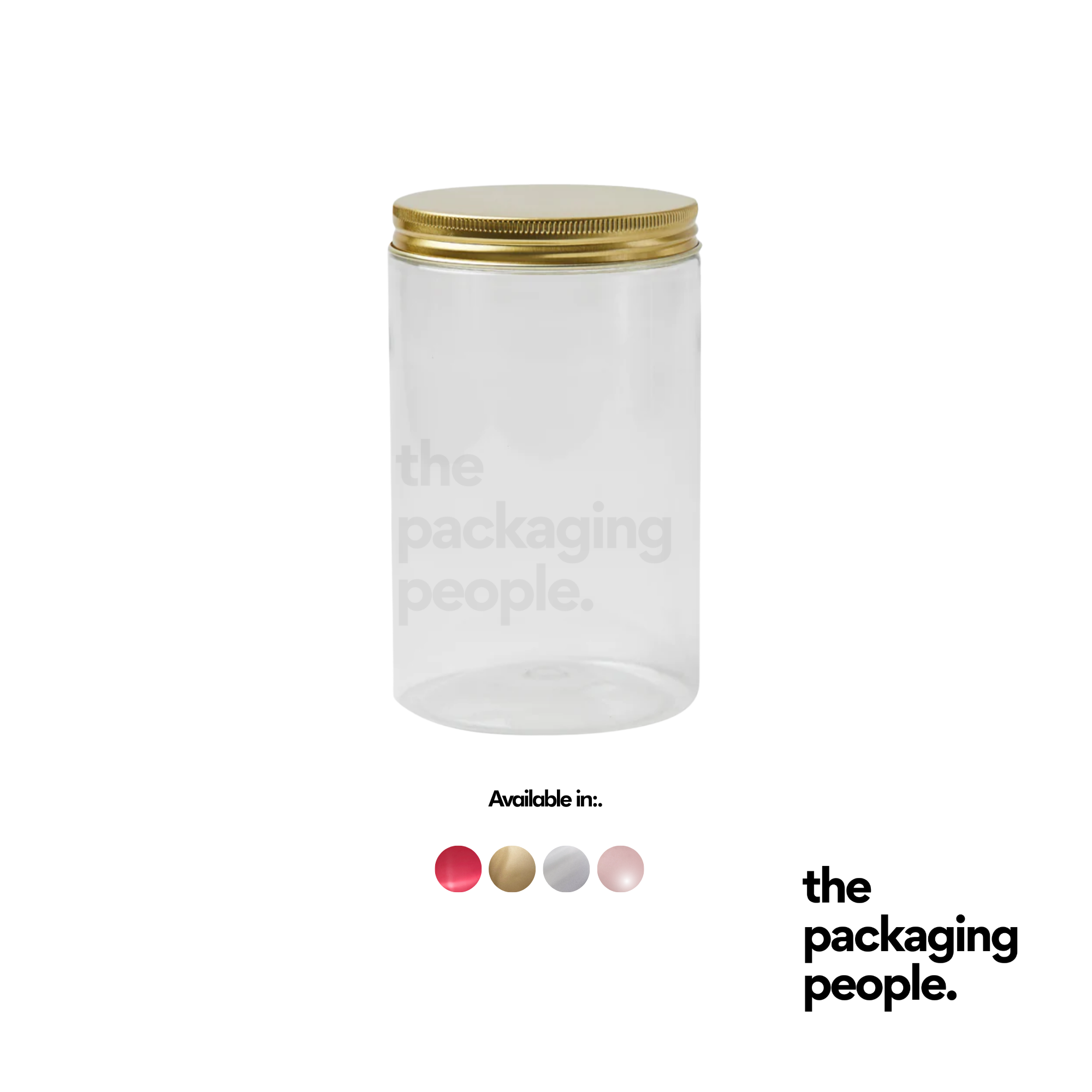 10x15cm Plastic Cookie Container with Aluminium Lid- 48Pcs/Ctn – The ...