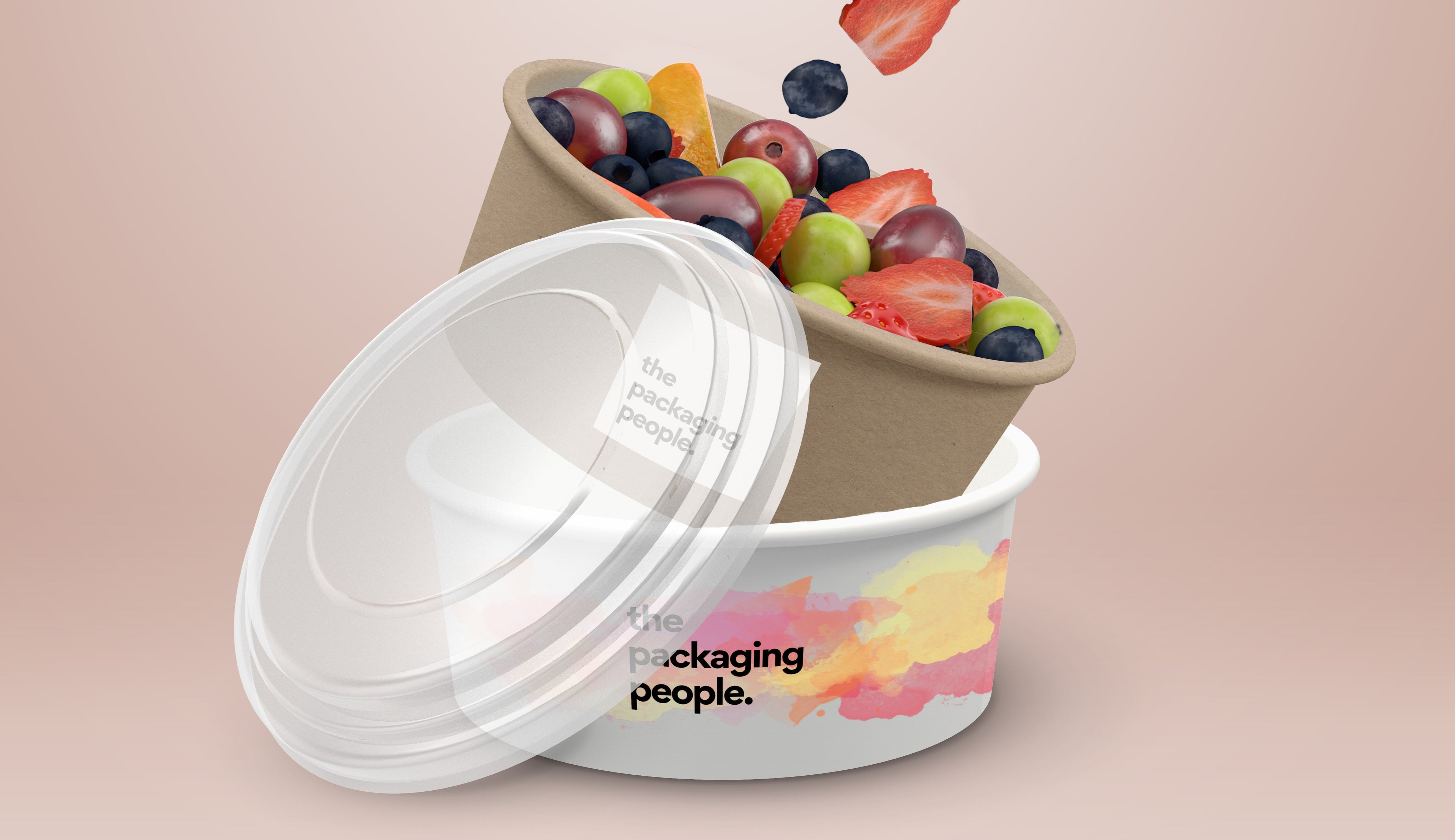 CUSTOM PRINTED PAPER BOWLS | CUSTOM PRINTED KRAFT PAPER BOWLS | MOQ FR ...