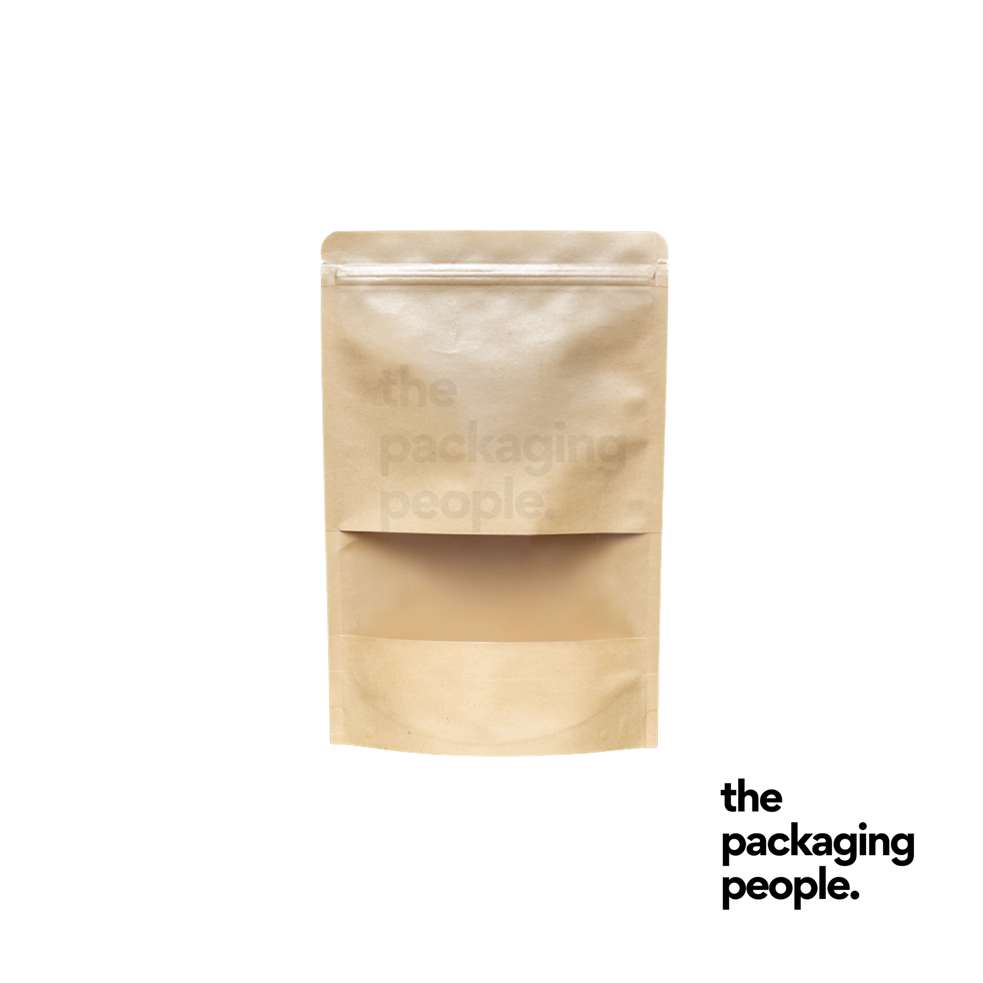 XS KRAFT WINDOW ZIPLOCK ECOPOUCH | AIRTIGHT ECO-FRIENDLY PACKAGING WIT ...